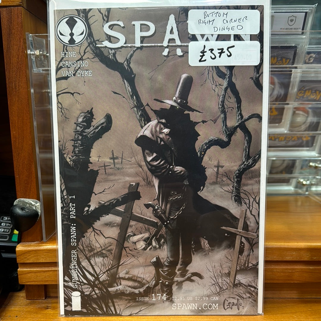 SPAWN ISSUE #174 1st appearance of 'Gunslinger' Spawn – Castle Comics UK