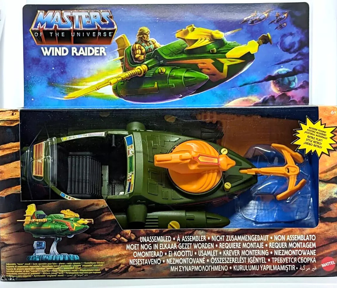 Masters of the Universe Origins Wind Raider Vehicle Mattel Action Figu ...