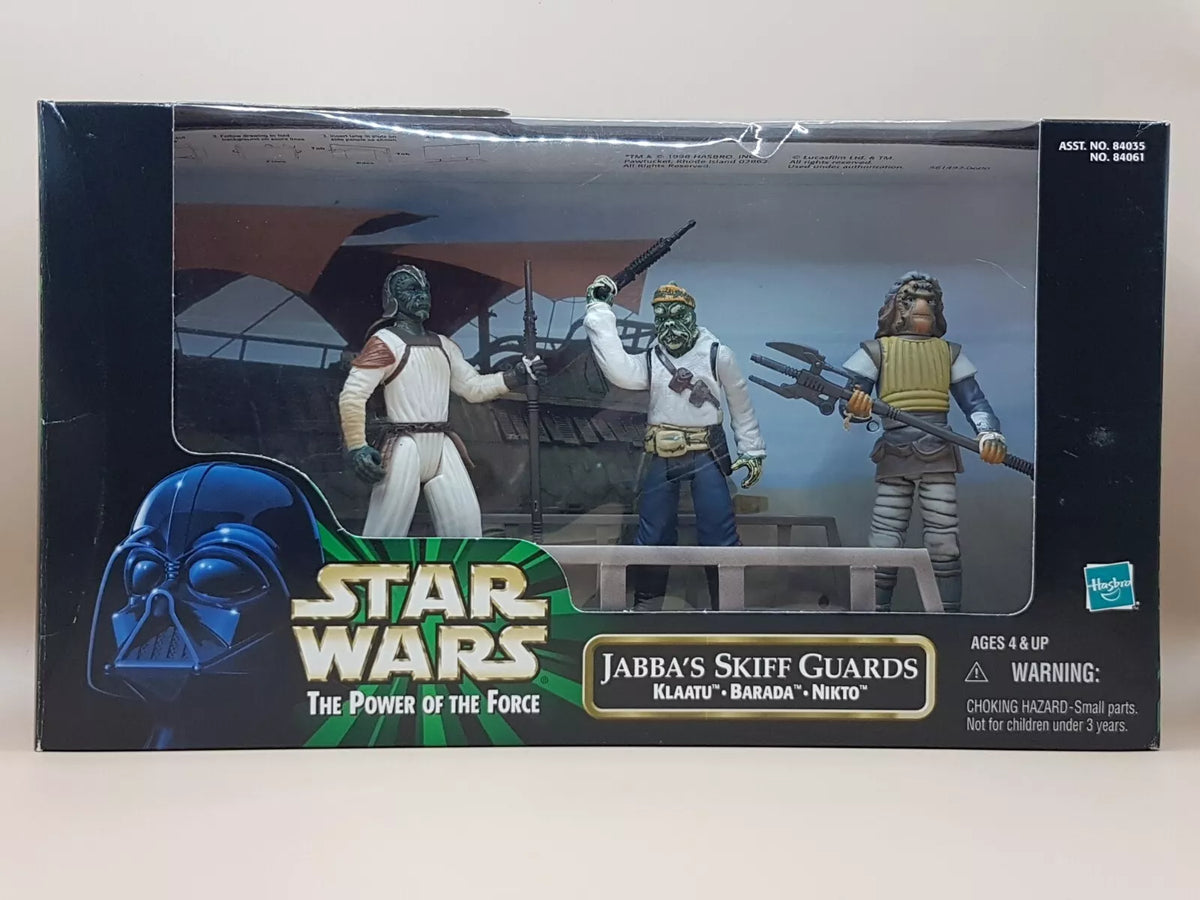Star Wars Cinema Scene Jabba’s Skiff Guards action figures – Castle ...