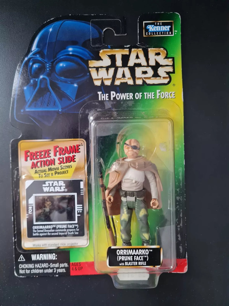 STAR WARS POWER OF THE FORCE PRUNE FACE ORRIMAARKO FREEZE FRAME ...